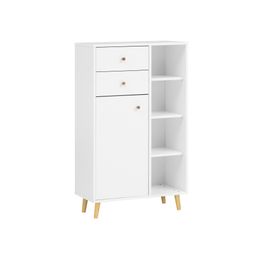 Tchibo - Highboard &raquo;Bjarne&laquo; - 60x33x113,5cm - braun - Holz / Metall