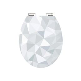Tchibo - MDF WC-Sitz High Gloss Geo - mehrfarbig