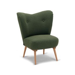 Tchibo - Cocktailsessel &raquo;Jack&laquo; - 74x72x90cm - gr&uuml;n - Polyester / Holz / Buchenholz
