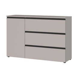 Tchibo - Kommode &raquo;Sennan&laquo; - 135x41x91cm - grau - Holz / Metall