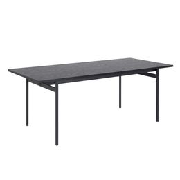 Tchibo - Esstisch - 200x90x74cm - schwarz - Holz / Metall