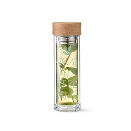 Tchibo - Doppelwandige Trinkflasche - silber
