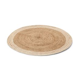 Tchibo - Jute-Teppich - wei&szlig;
