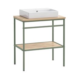 Tchibo - Waschtisch mit Aufsatzbecken &raquo;Lorna&laquo; - 70x45x89,2cm - braun -
