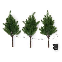 Tchibo - 3 LED-Tannenzweige - schwarz