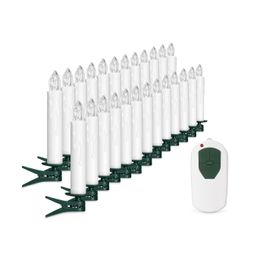 Tchibo - 25 LED-Weihnachtsbaumkerzen - beige