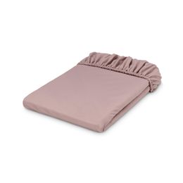Tchibo - Biber-Spannbettlaken - ros&eacute;