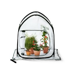 Tchibo - Kleines Pop-up-Pflanzenschutz-Zelt - 80x80x95cm - dunkelgr&uuml;n - Polyethylen / Fiberglas / Polyester