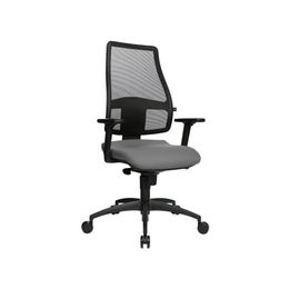 Tchibo - Drehstuhl &raquo;Syncro Net&laquo; - 48x48x108cm - schwarz - Kunststoff / Stahl / Polyester