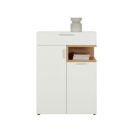 Tchibo - Sideboard &raquo;Nonza&laquo; - 80x40x113cm - braun - Holz / Metall