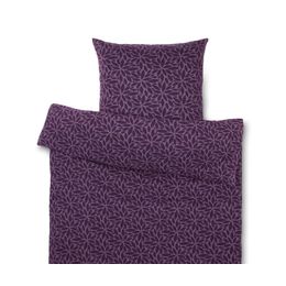 Tchibo - Winterjersey-Bettw&auml;sche - lila