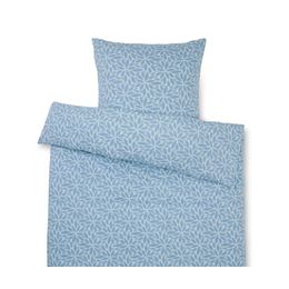 Tchibo - Winterjersey-Bettw&auml;sche - hellblau