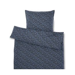 Tchibo - Winterjersey-Bettw&auml;sche - dunkelblau