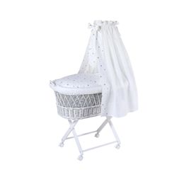 Tchibo - Schardt Stubenwagen &raquo;Babsi&laquo; - 90x55x70cm - wei&szlig; - Buchenholz / Schaumstoff / Baumwolle