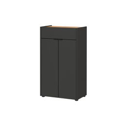 Tchibo - Kommode &raquo;Aalborg&laquo; - 56x34x98cm - schwarz - Holz