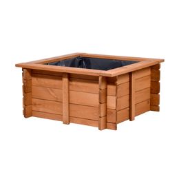 Dobar Quadratischer Hochteich "Square" - braun
