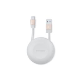 Tchibo - Vonm&auml;hlen &raquo;Premium Cable&laquo; Ladekabel - hellgrau