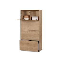 Tchibo - Regalmodul &raquo;Flemming&laquo; - 75x37,5x150cm - braun - Holz / Kunststoff
