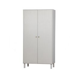 Tchibo - Woood Garderobeschrank &raquo;Madu&laquo; - 100x53x194,5cm - grau - Holz / Metall