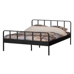 Tchibo - Woood Bett &raquo;Meees&laquo; Metall - 208x165x90cm - schwarz - Stahl / Metall