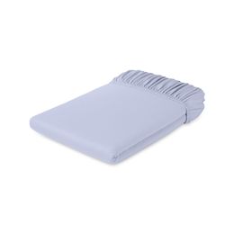 Tchibo - Jersey-Spannbettlaken - blau