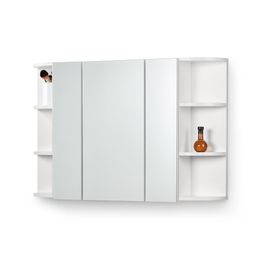 Tchibo - Bad-Spiegelschrank - 100,5x18,5x65cm - wei&szlig; - Holz / Glas