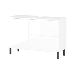Tchibo - Waschbeckenunterschrank &raquo;Salinas&laquo; - 80x34x56cm - wei&szlig; - Holz