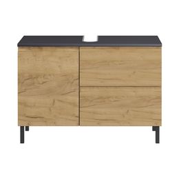 Tchibo - Waschbeckenunterschrank &raquo;Salinas&laquo; - 80x34x56cm - braun -
