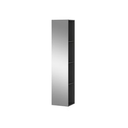 Dalvik Regal - 31x29x144cm - grau - Holz / Glas