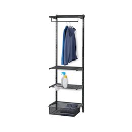 Tchibo - Wand-Regalsystem - 61x40,5x192,5cm - schwarz - Metall