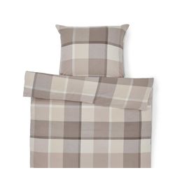 Tchibo - Flanell-Bettw&auml;sche - beige