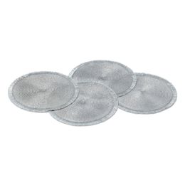 Tchibo - 4 Platzsets - silber