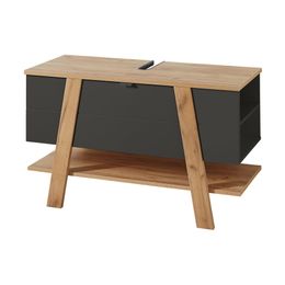 Tchibo - Waschbeckenunterschrank &raquo;Avellino&laquo; - 111x46x67cm - braun - Holz / Glas