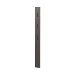 Dalvik Kleiderhakenpaneel - 15x3x170cm - grau -