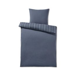Tchibo - Winterjersey-Bettw&auml;sche - wei&szlig;