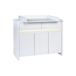 Tchibo - Schardt Wickelkommode &raquo;Planet White&laquo; - 115x55x100cm - wei&szlig; - Holz