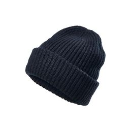 Tchibo - Beanie-Strickm&uuml;tze - dunkelblau