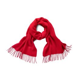 Tchibo - Schal mit Fransen - rot