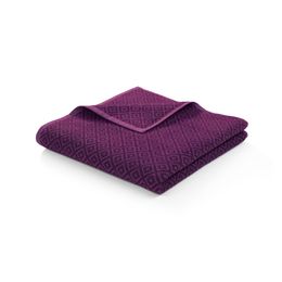 Tchibo - Jacquard-Badetuch - dunkelrosa