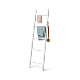 Tchibo - Handtuchleiter - 45x33x169,5cm - silber - Buchenholz / Edelstahl