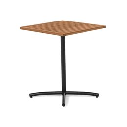 Tchibo - Balkontisch &raquo;Elin&laquo; - 62x62x74,5cm - schwarz - Eukalyptusholz / Stahl / Polypropylen