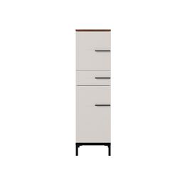 Tchibo - Mediumschrank &raquo;Yonkers&laquo; - 34x34x123cm - schwarz - Holz / Metall
