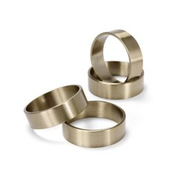 Tchibo - 4 Serviettenringe - beige
