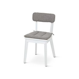 Tchibo - Stuhl mit Holzgestell - 42x52x83cm - beige - Akazienholz / Holz / Polyester