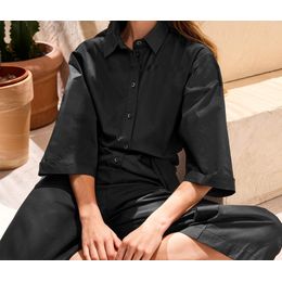 Tchibo - Popeline-Overall - Damen - Gr. 40 - schwarz