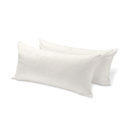 Tchibo - 2 Premium-Jacquard-Kopfkissenbez&uuml;ge - wei&szlig;