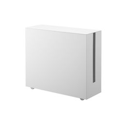 Tchibo - Yamazaki Kabelbox mit Rollen &raquo;Tower&laquo; - 15x34,5x40cm - wei&szlig; -