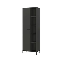 Tchibo - Aktenschrank &raquo;Rovigo&laquo; - 64x34x190cm - schwarz - Holz / Metall