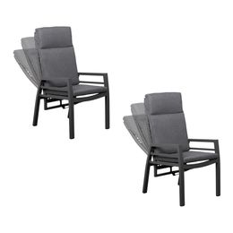 2 DeVries Hochlehner - 60x62x110cm - anthrazit -
