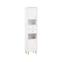 Tchibo - Hochschrank &raquo;Bjarne&laquo; - 40,5x33x177,5cm - braun - Holz / Metall